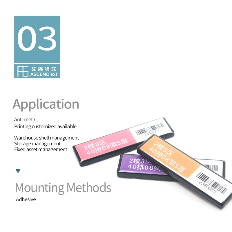 ISO 18000-6C EPC GEN 2 Passive UHF Anti-metal Tag Waterproof Long ...