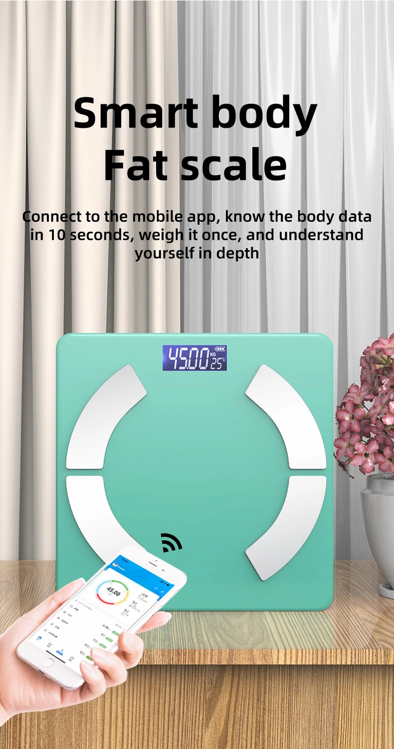 Smart Body Composition Scale - CE Rohs Certified Monitor