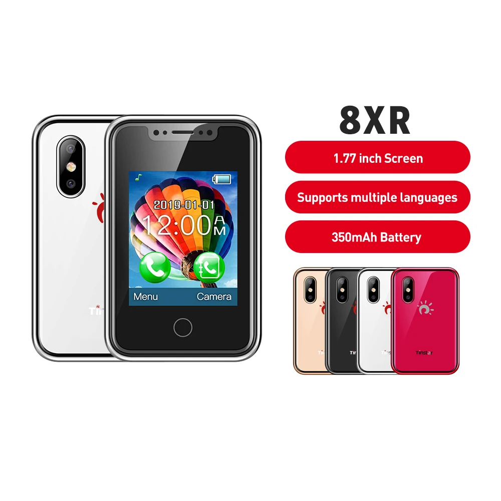 8XR MIni Phone Finger Touch Feature Phone 1.77 Inch Touch Screen Mini ...