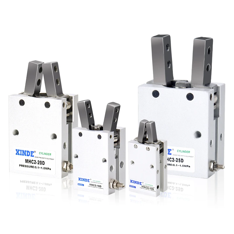 Mhc2 Series Pneumatic Finger Cylinder Angular Parallel Gripper For ...