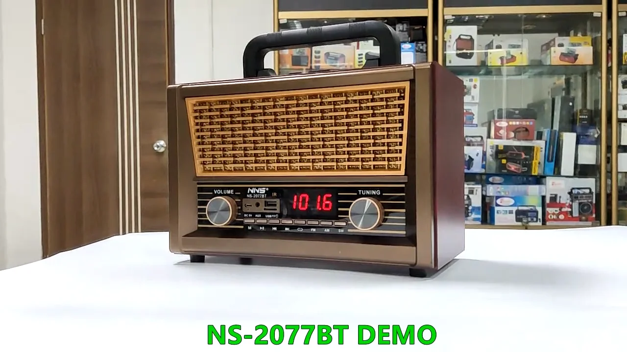 Big Size Old Style Desktop Radio With Led Display Powerfull Retro ...