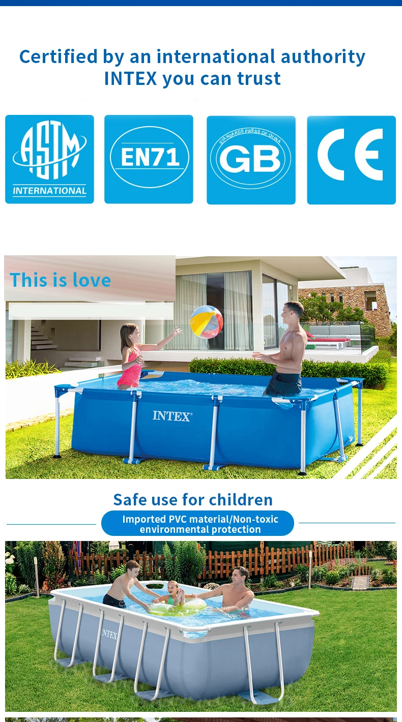 2020 Intex Inflatable Swimming Pool Inflatable Pools Large Inflatable ...