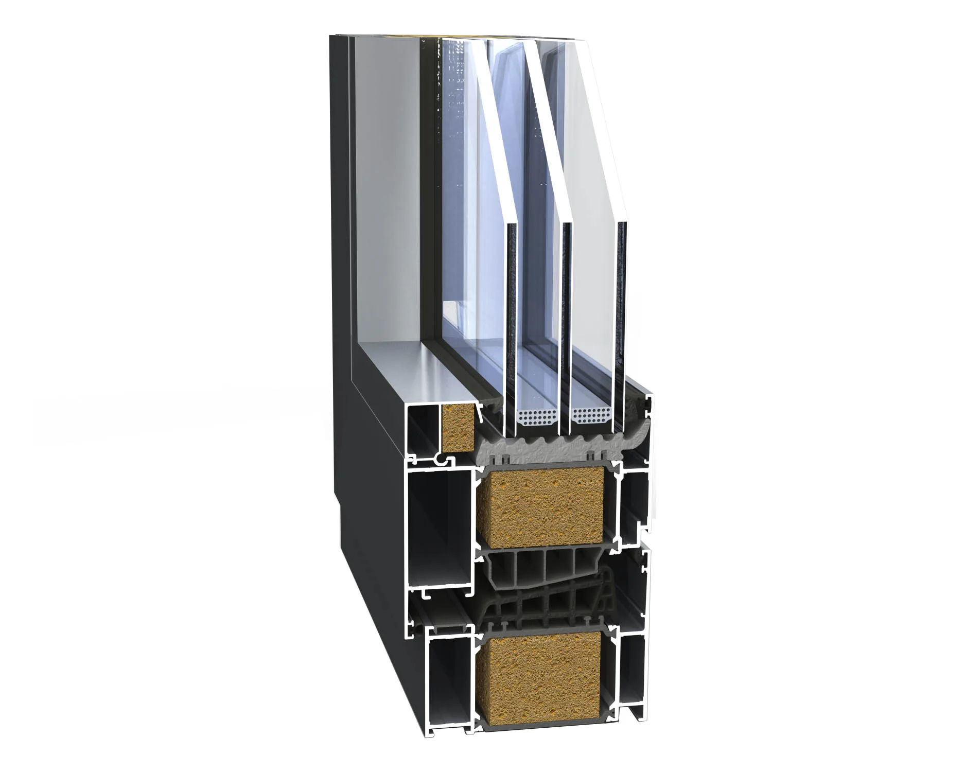 Customized Aluminum Extrusion Profile Milling Processing 6063 Extremely ...