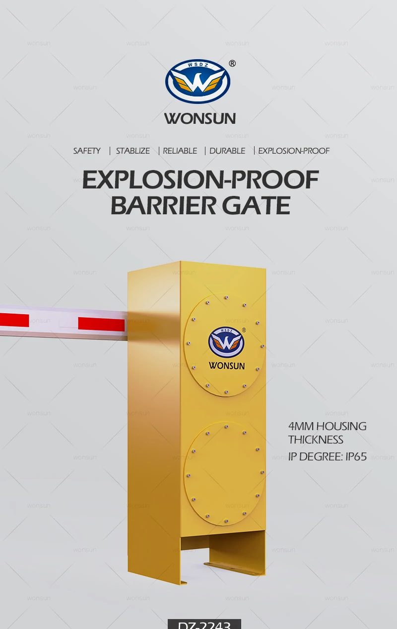RS485 Explosion-Proof Safety Road Barrier for Gas Stations