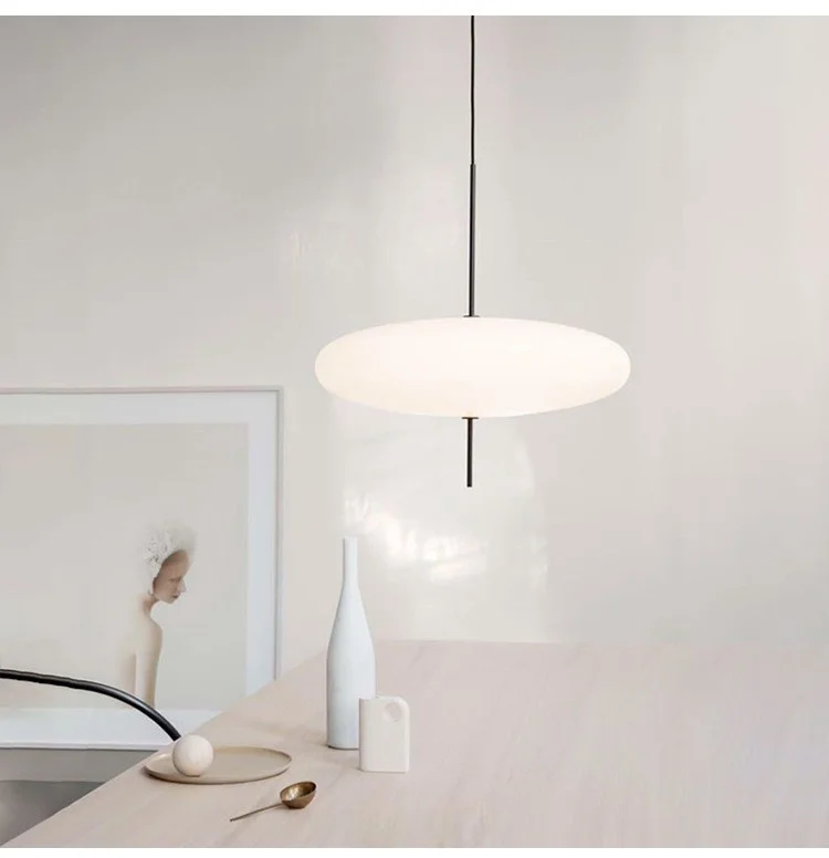 Modern Acrylic Opal Pendant Light for Kitchen Island Bar Dining Table ...