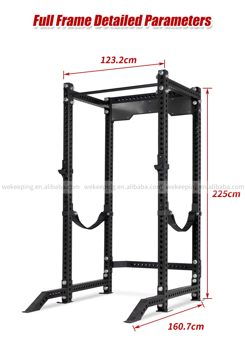 Comprehensive Fitness Cross Training 3x3 Power Rack Cage for Strength ...