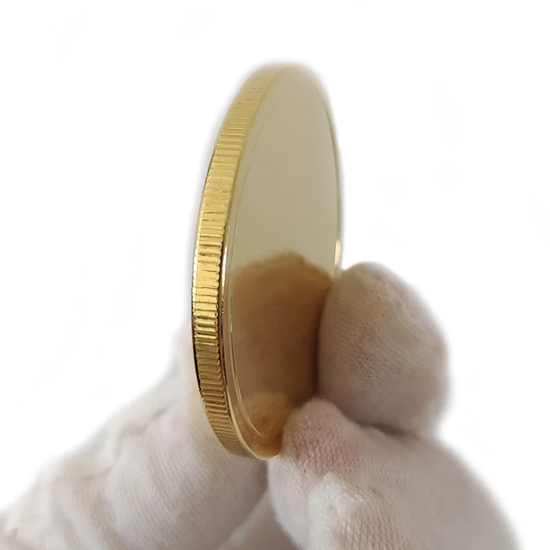 Custom Made 24k Gold Coin Metal Coins Set for Games with Gold Plated ...