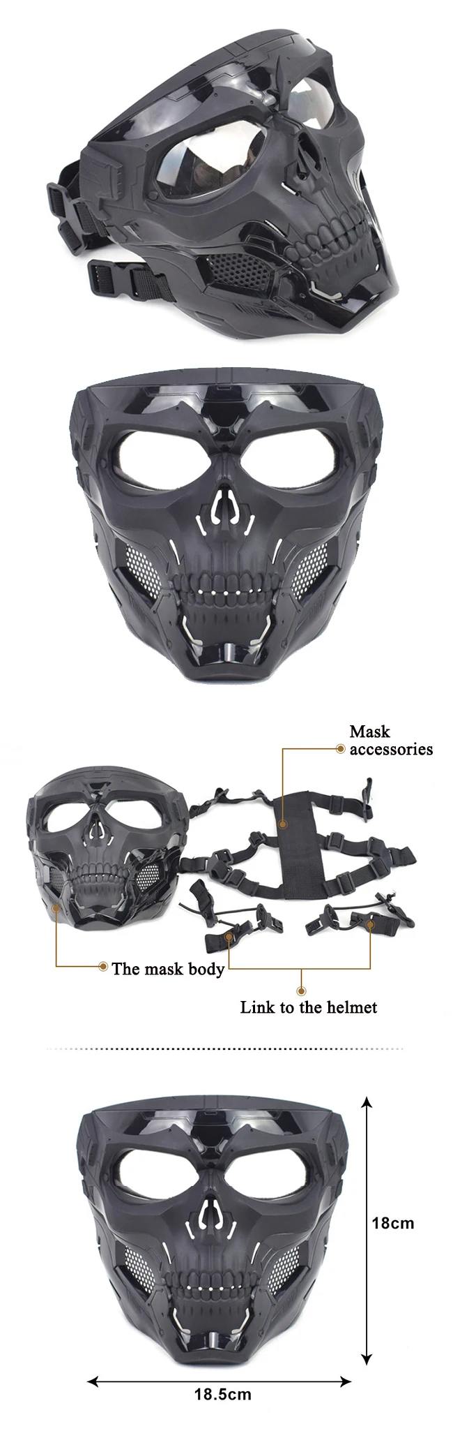 Shero Tactical Mask - Outdoor Sports & Motorcycle Balaclava