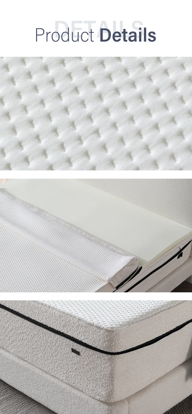 AI Smart Mattress Cooling Gel Infused Memory Foam Electric Adjustable ...
