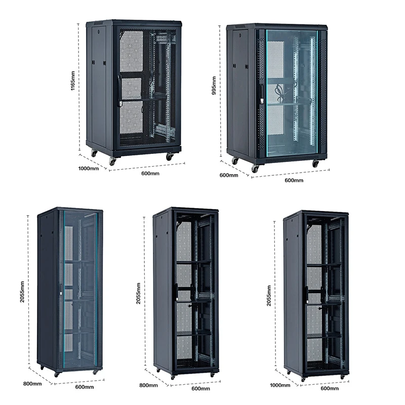 Sectional 37u 800x1000 Server Rack Enclosure With Fan System - Buy ...