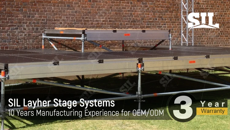 SIL Custom Metal Frame Layher Deck Stage Truss Roof Profile