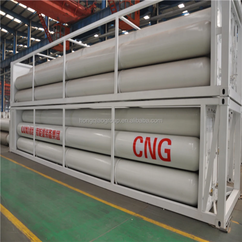 Container Tank Storage CNG Natural Gas Storage Tank CNG Tube Skid Fuel ...