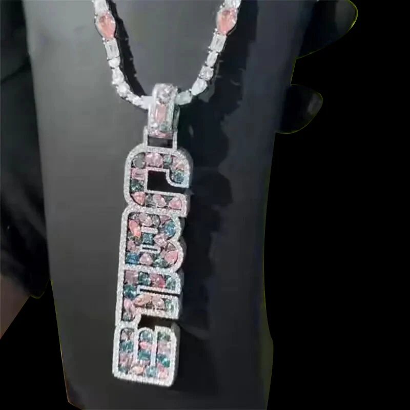 Rapper Jewelry VVS Moissanite Iced Out Full Diamonds Hip Hop Jewelry ...