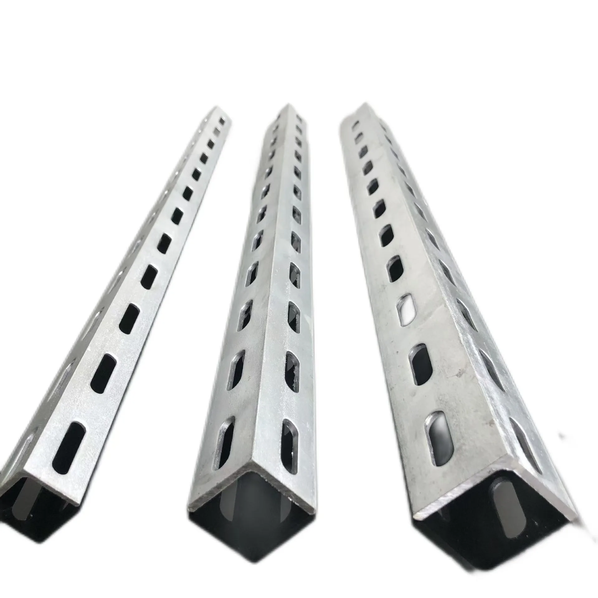 Perforated Carbon Equal Punched Galvanized Angle Steel bar Iron Angle ...