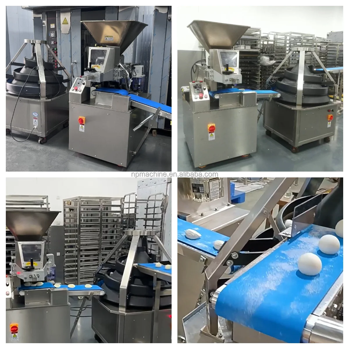 High Quality Continuous Ball Rounder Forming Machine Dough Roller ...