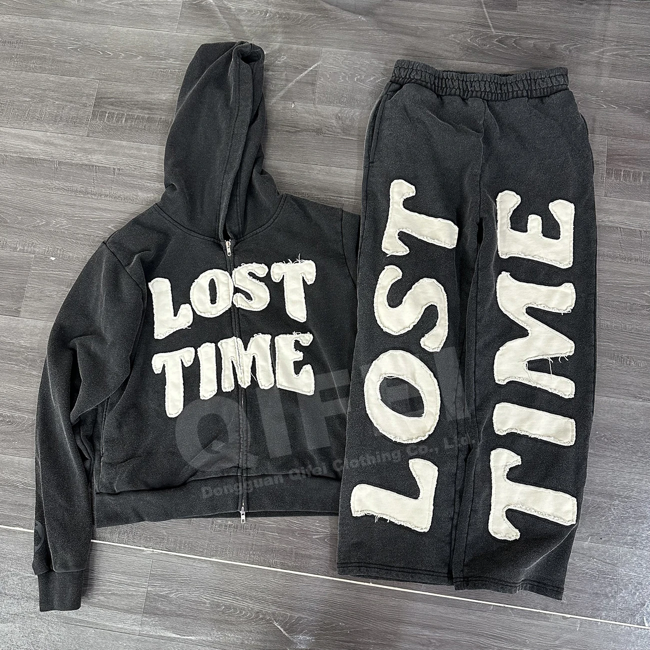 Shop Our Custom Embroidery Distressed Patch Men's Sweat Suit