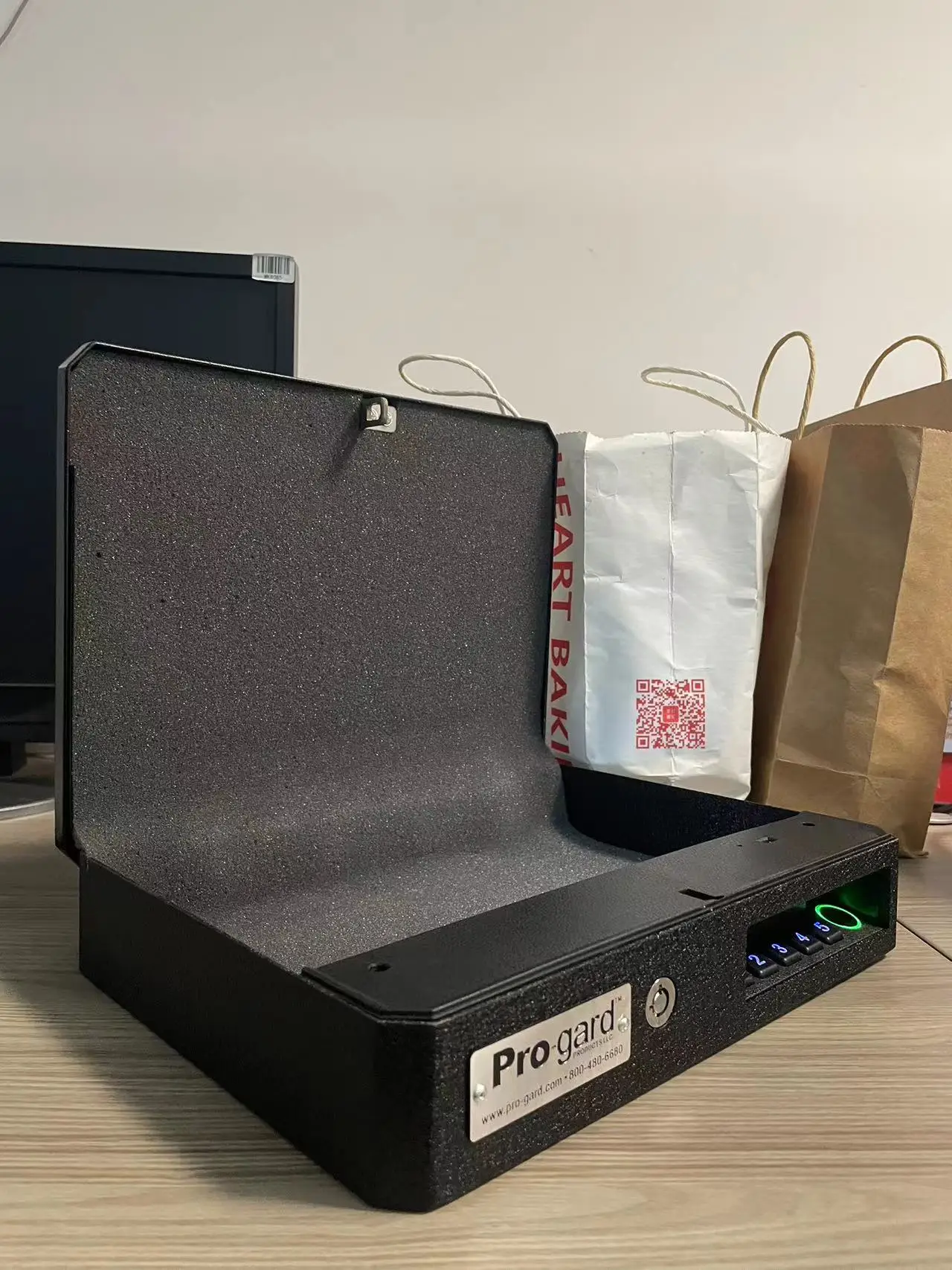 Small Home And Car Secret Gun Safe With Fingerprint Lock Hidden ...