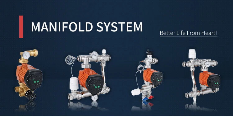 SUNFLY Brass Manifold Mixture System for Underfloor Heating