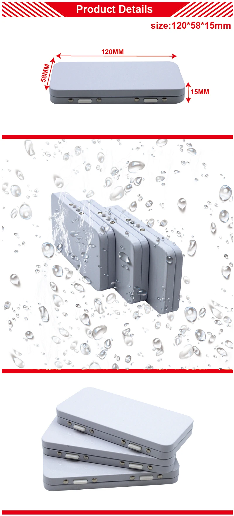 Oem Airtight Child Resistant Metal Package Box With Child Lock Button ...