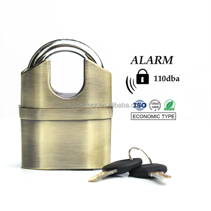 High Decibel 110dp Alarm Padlock - Ultimate Anti-theft