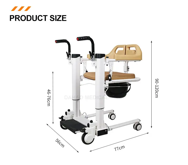 Heavy Duty Disabled Patient Care Hoist Moving Machine Electric Lift ...