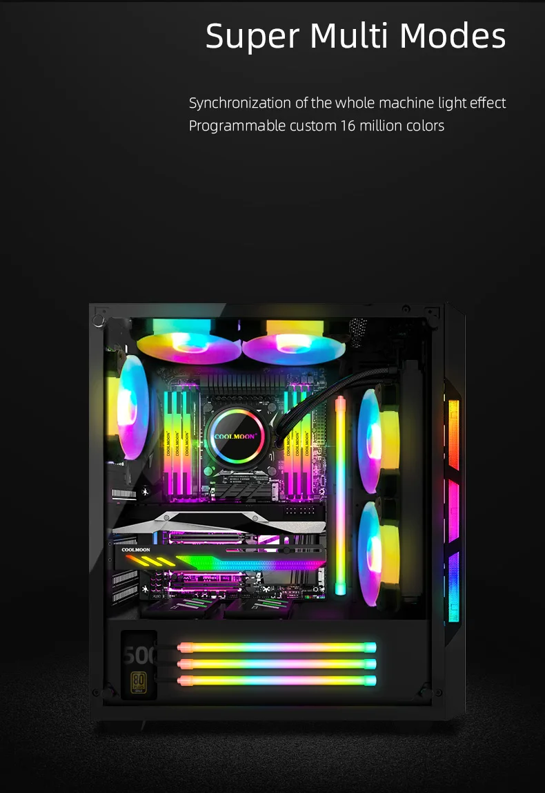 Direct Selling COOLMOON Y360 Gaming Pc Computer Computer Accessories ...