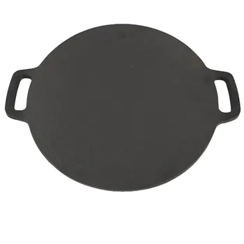 Custom Bbq Hot Camping Cast Iron Pre-seasoned Cast Iron Steak Sizzle ...