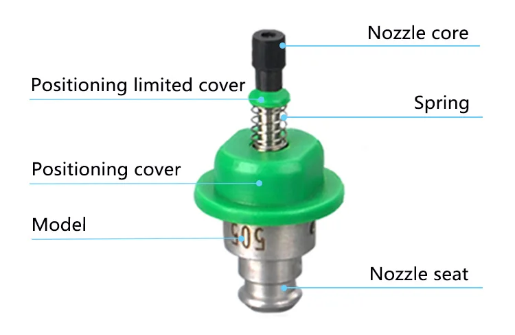 Smt Juki Rs-1 Mounter Nozzle 7501 7502 7503 7504 7505 7506 7507 7508 ...
