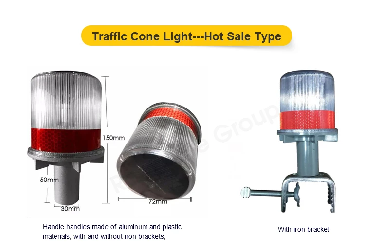 2024 LED Traffic Solar Barricade Flashing Beacon Blinker for Warning ...