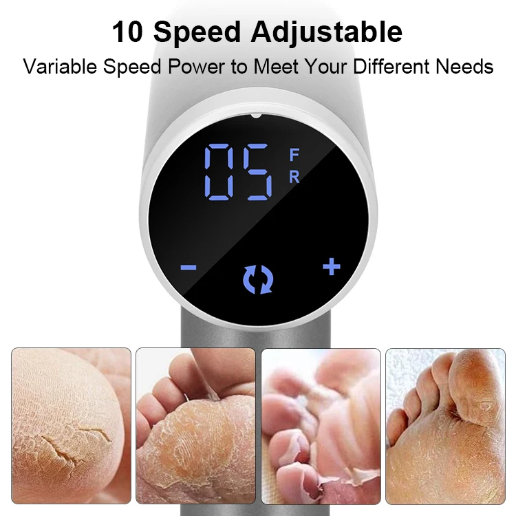 4500RPM Fast Speed Electric Foot Grinder Machine Removing Hard Dead ...