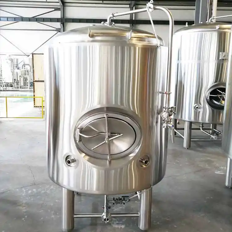 2000l Brite Beer Tanks Supplied For Brewery Expanding Side Mounted ...