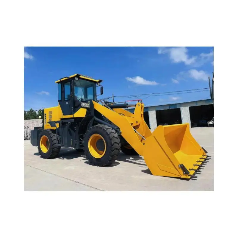 construction machine wheel compact loader 3 ton small loaders front end ...