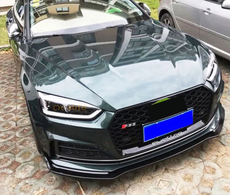 Car Front Bumper Lip Spoiler Front Splitter for Audi A3 A4 A5 A6 B8 B85 ...