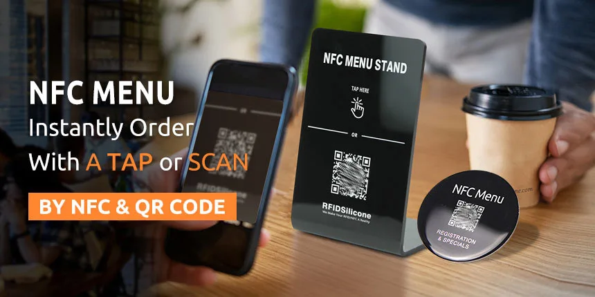 Acrylic NFC Menu Display Table Stand - Customizable & Durable