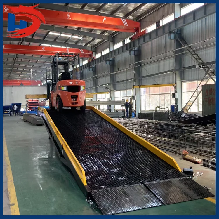 Cost-effective Ce Movable Side Loading Dock Ramp Forklift Price With Ce ...