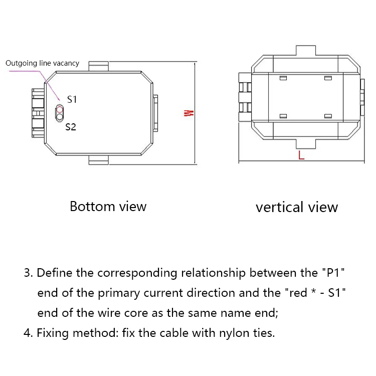 Split Core Current Sensor Electric Transformer Dc Ct Standard Current
