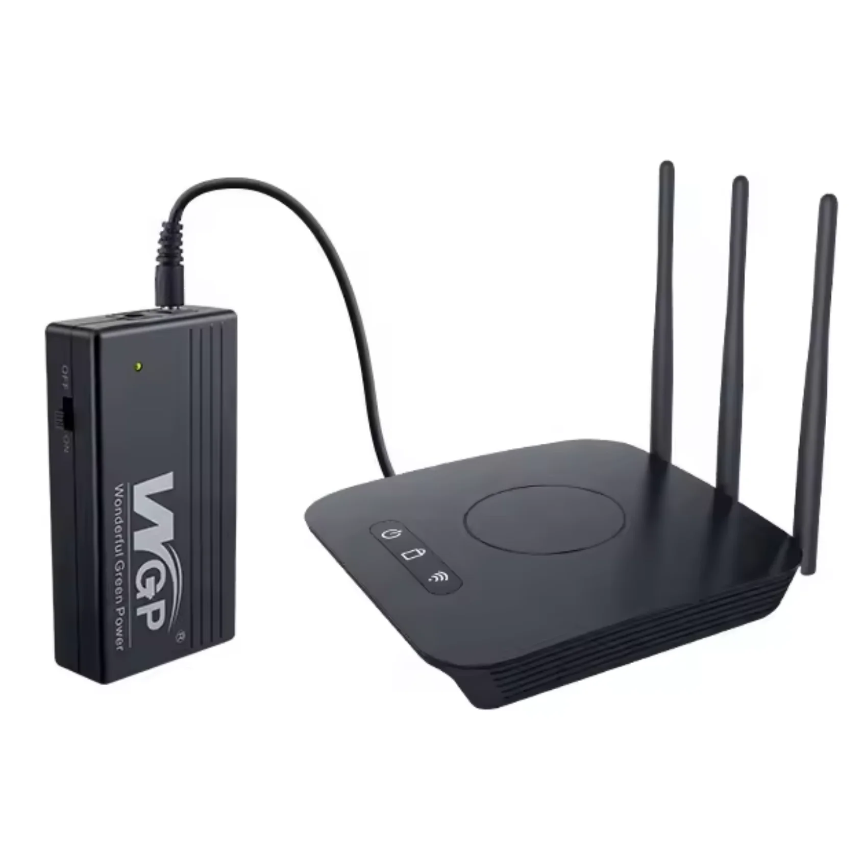 WGP UPS Router Wifi Backup 2A Battery Supply Power Bank DC 12V