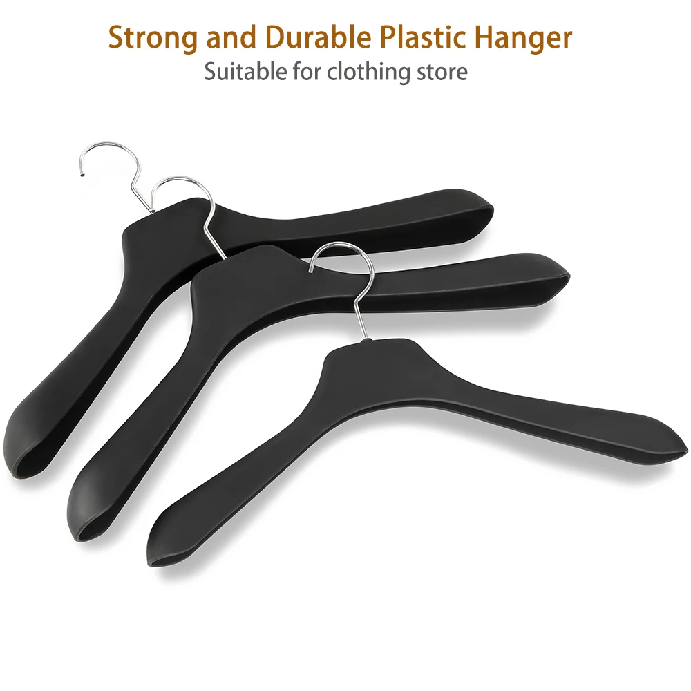 LINDON Modern Fashion Wide Shoulder Hanger Standard PS Non Slip Plastic ...