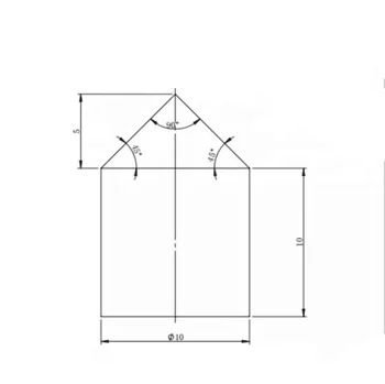 Conical Lens Adism Sensor 90 Degrees Laser Light Transmittance Optical ...