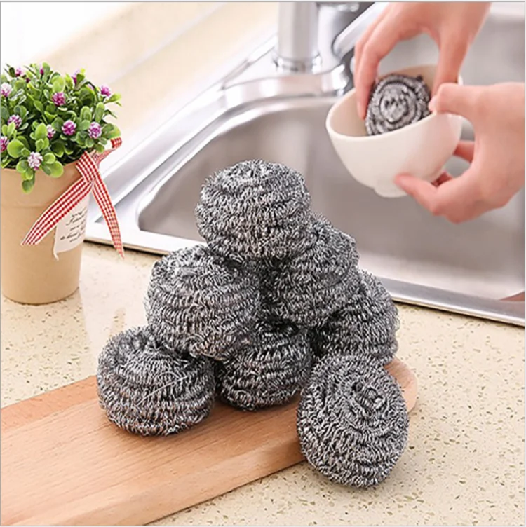 Kitchen Cleaning Stainless Steel Scourer Easy Clean Galvanized Wire ...