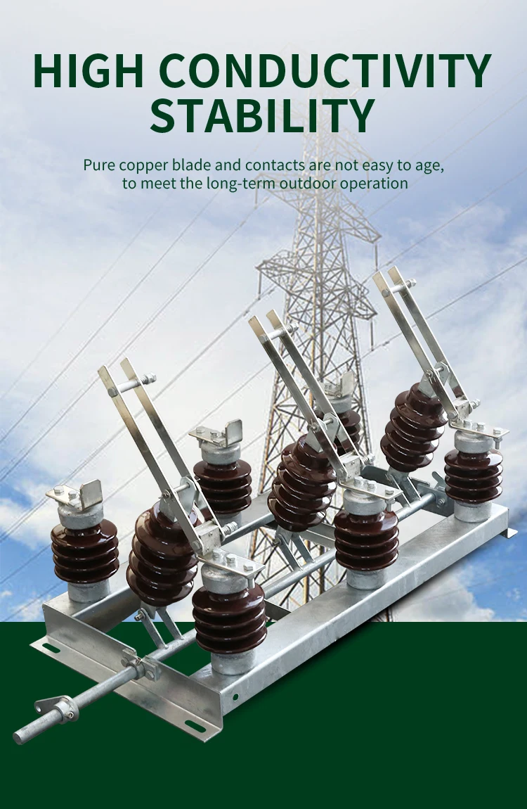 11kv 15kv Electrical 200a Disconnect Switch With Fuse 3 Pole 400a 630a ...