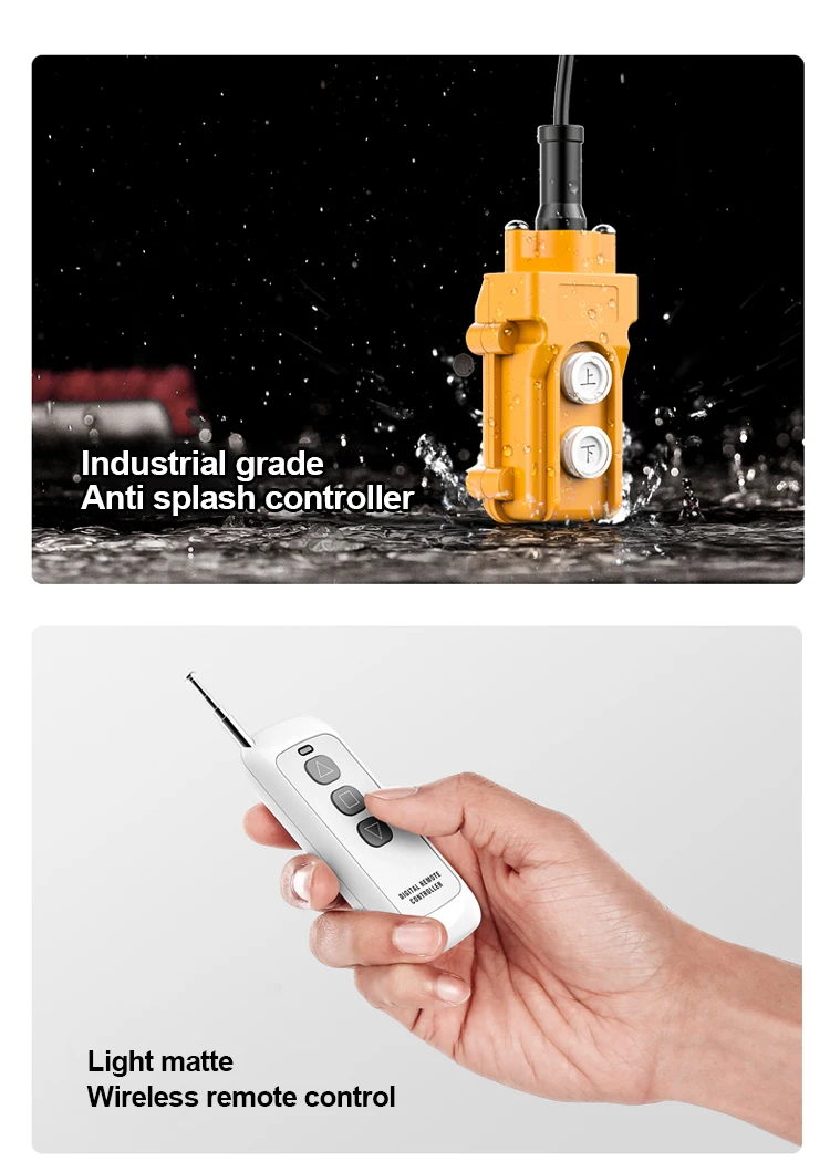 100kg/200kg/300kg/500kg Electric Winch 220v/110v Electric Hoist ...