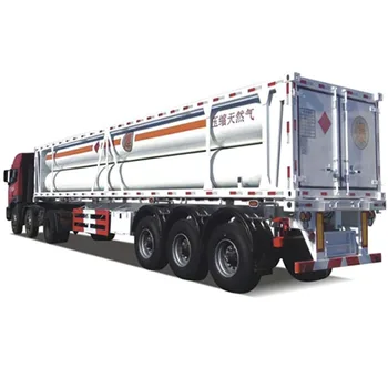 Compressed Natural Gas Helium Hydrogen H2 Cng Tube Trailer Tri-axle 12 ...