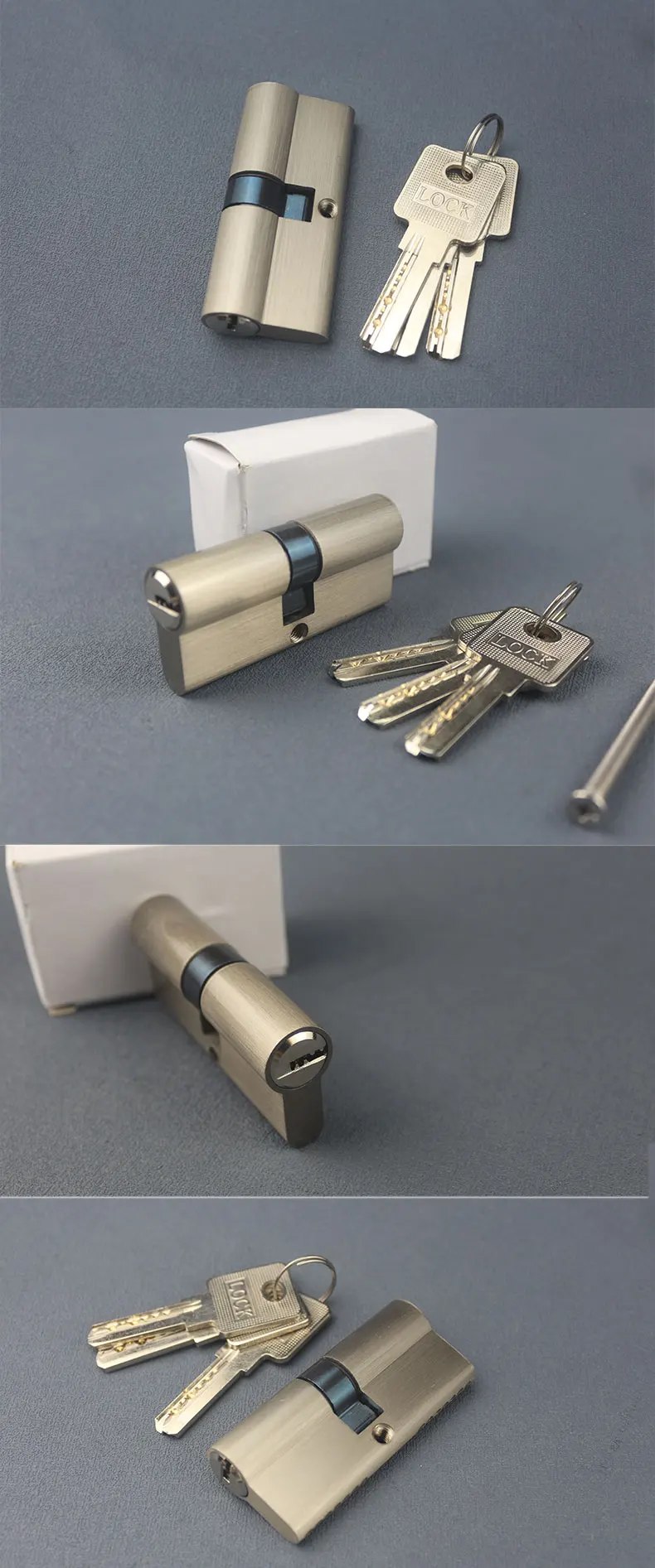 Euro Profile Cylinders Double Open Key Cylinder Lock - Buy Double Open ...