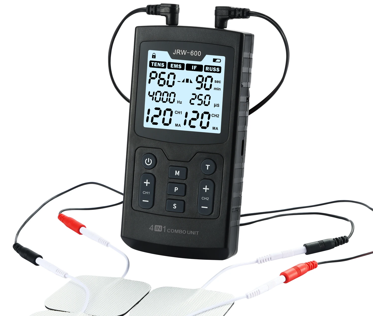 JRW TENS EMS RUSS Interferential Current Machine - Compact & Versatile