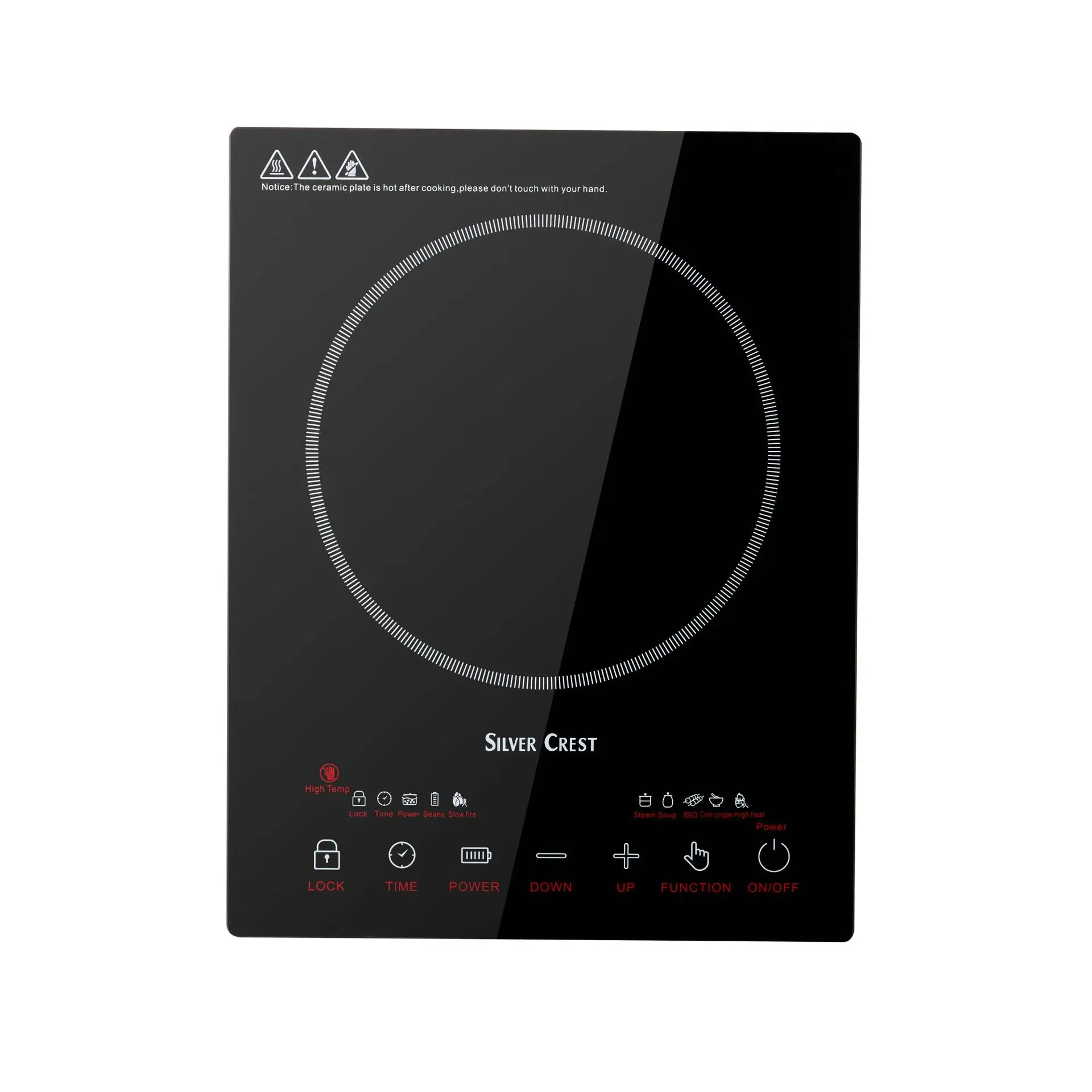 Wholesale 315x385 Black Tempered Glass With Crystal Plate Infrared ...