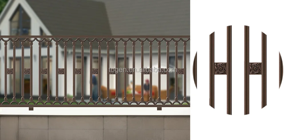 Residential Modern Cast Aluminum Fence - Durable & Stylish