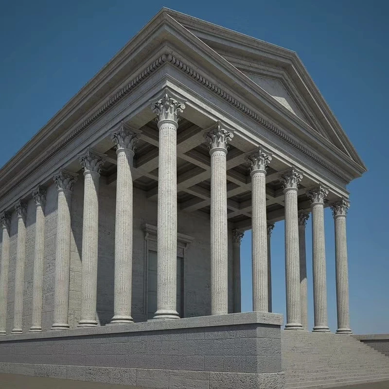 ABS Plastic Concrete Roman Pillars Column Mold for Sale