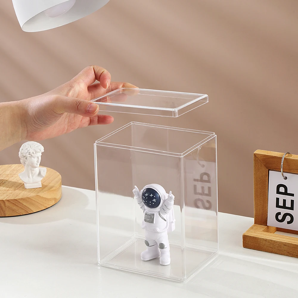 Custom Acrylic Magnet Storage Box Display Action Figure Box Transparent ...