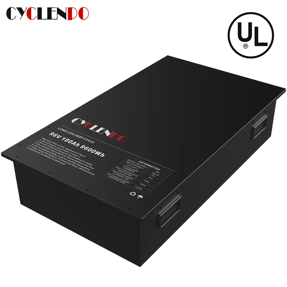 96V 100ah Lithium Ion Battery Pack for EV & Solar Storage